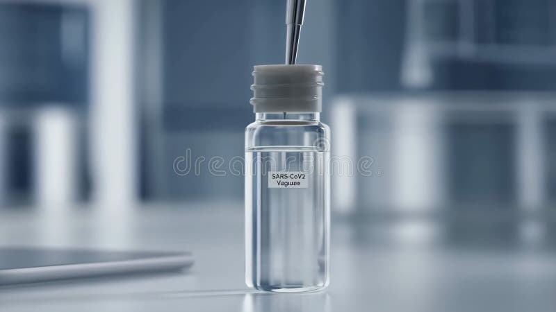 Scientific Laboratory Testing of the Sars Cov 2 Vaccine Stock Footage ...
