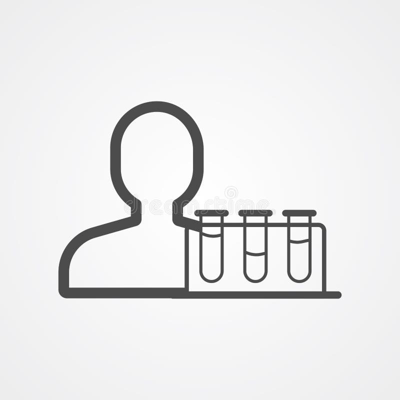 Scientist Vector Icon Sign Symbol Stock Vector - Illustration of flask ...