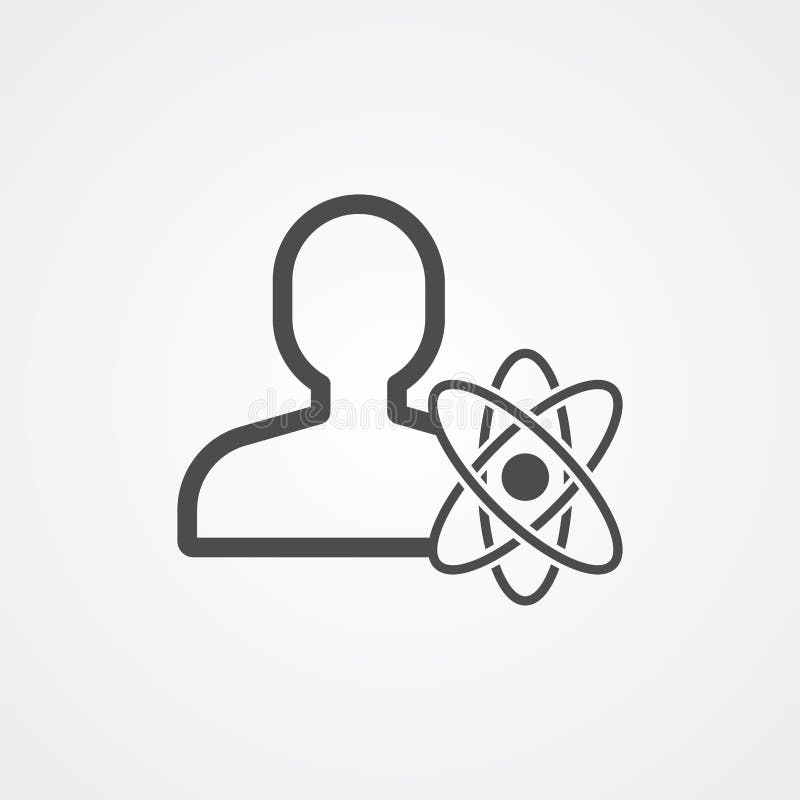Scientist Vector Icon Sign Symbol Stock Vector - Illustration of ...