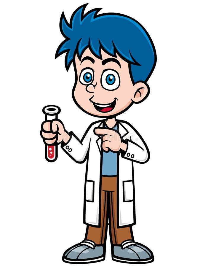 Cartoon Scientist stock vector. Illustration of science - 29889031