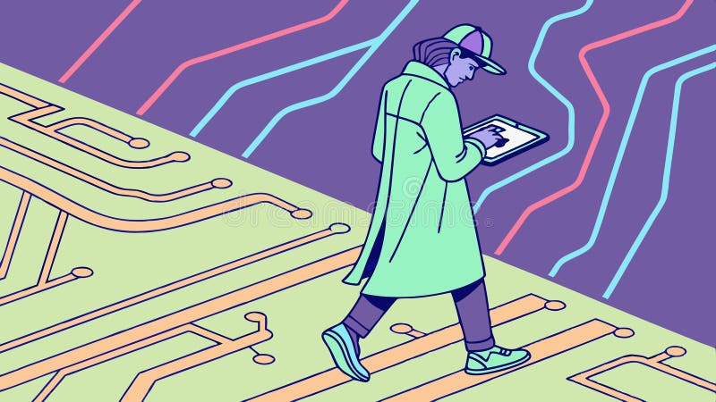 Scientist Walking in Lab, Research and Discovery, Science Profession ...