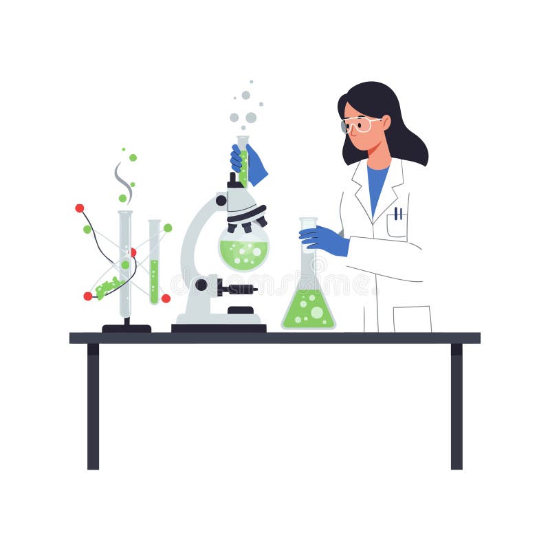 Microscope Minimal Stock Illustrations – 1,415 Microscope Minimal Stock ...