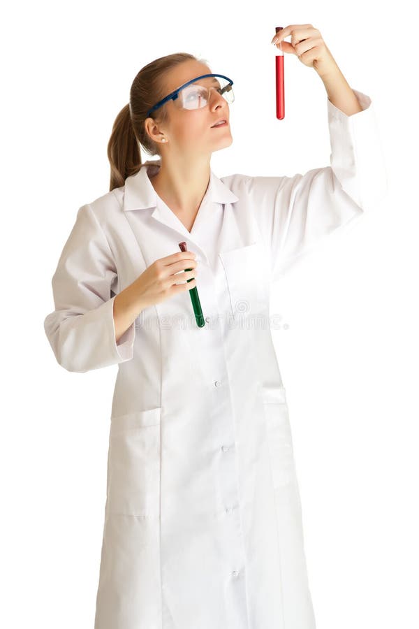 Scientist woman stock image. Image of professional, education - 17981129