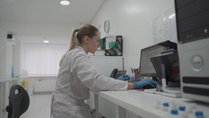 Platelet-Rich Plasma Preparation. Tube with Blood in Hands. Centrifuge ...