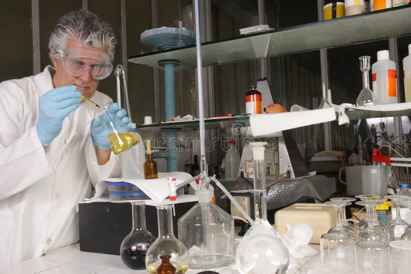 Scientist at work stock image. Image of tube, surgeon - 20989665