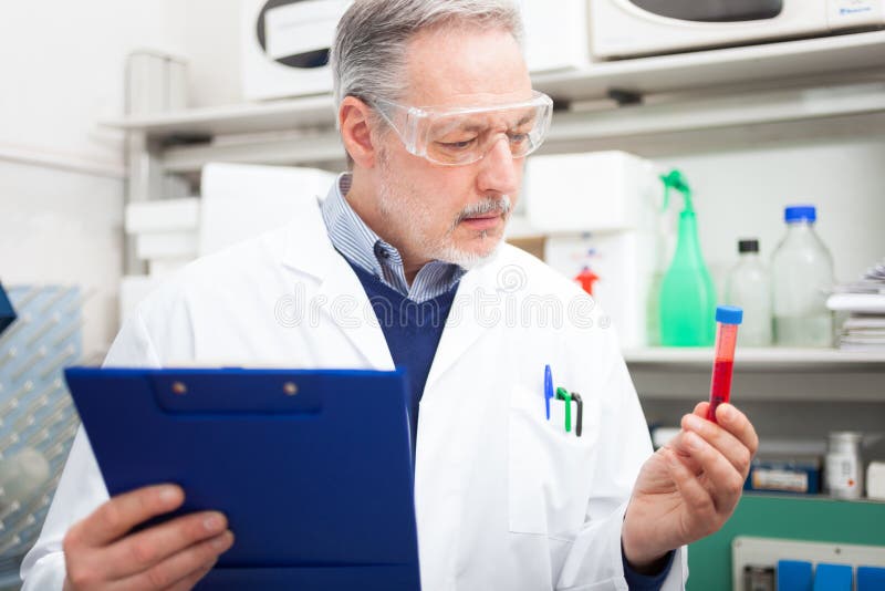 Scientist at Work in a Laboratory Stock Image - Image of medical ...