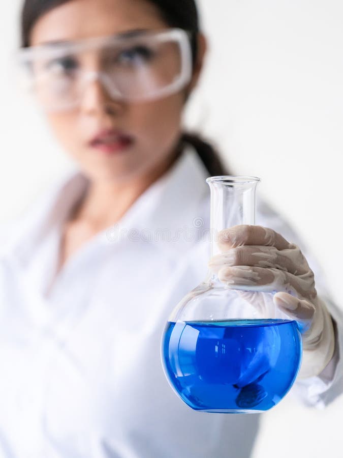Scientist Working in Biochemistry Laboratory. Stock Photo - Image of ...