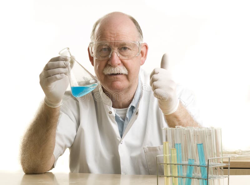 Scientist Working with Chemicals Stock Image - Image of complexity ...
