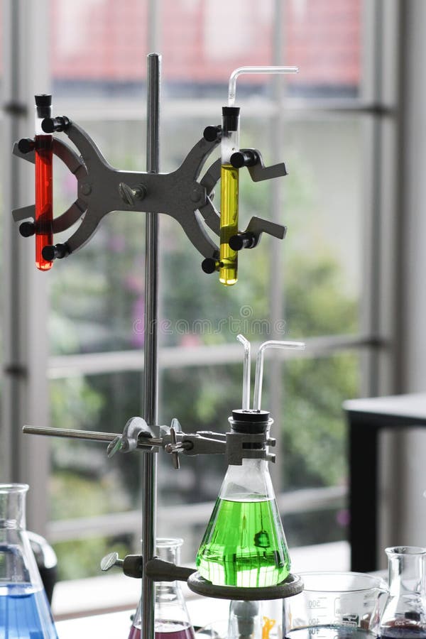 Scientist Working in the Chemistry Laboratory / Researcher Working in ...