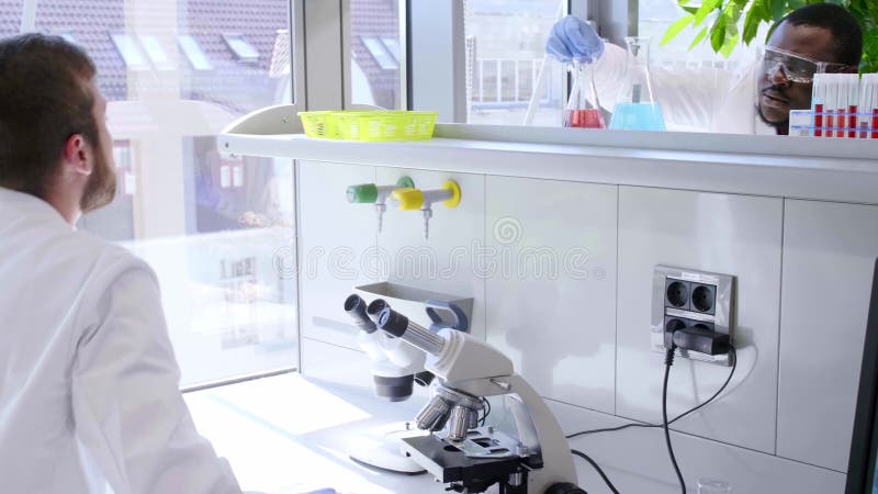 Medical Research Laboratory: Portrait of a Beautiful Female Scientist ...