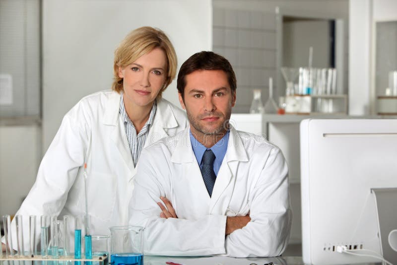 A Scientist Who Conducts Experiments Stock Photo - Image of conical ...