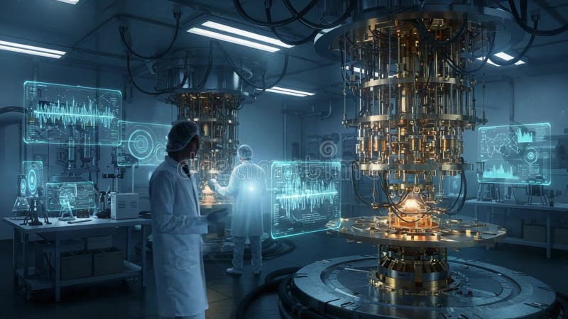 Advanced Nanotechnology Research in Modern Laboratory Stock Footage ...