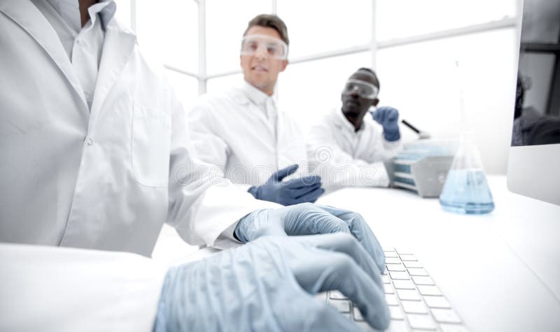 Scientists Analyze the Results of Their Research Stock Image - Image of ...