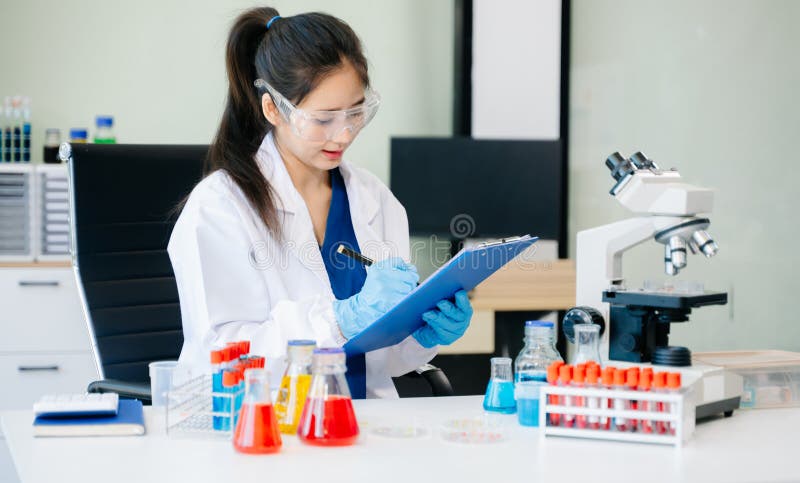 Scientists, Beakers, and Microscopes in Cutting-edge Research. Perfect for Science and ...