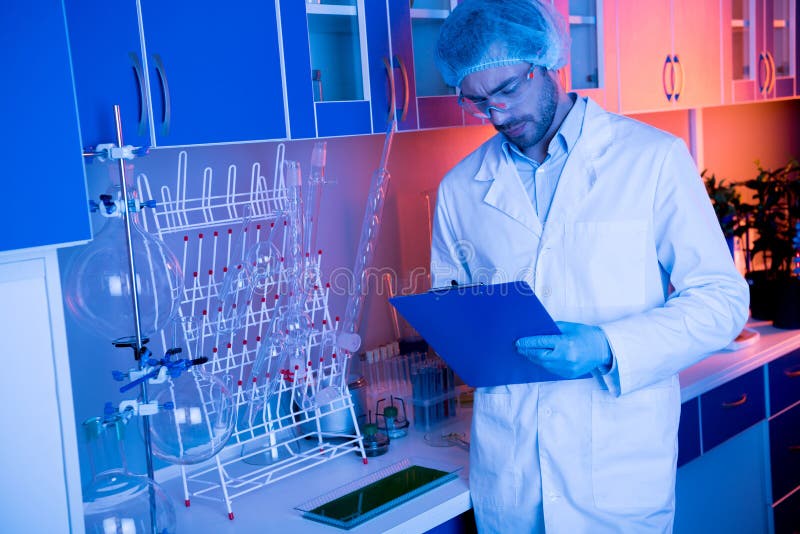 Scientists at Chemical Laboratory Stock Photo - Image of occupation ...