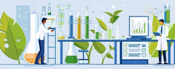 Scientists Collaborate in a Lab, Developing Innovative Biomass ...