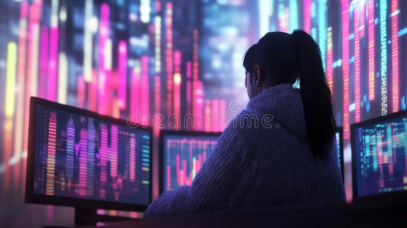 Scientists Computing Analyzing And Visualizing Complex Data Sets On