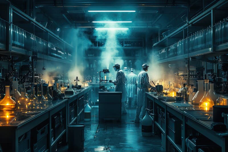 Scientists Conducting Advanced Experiments on Teleportation in a ...