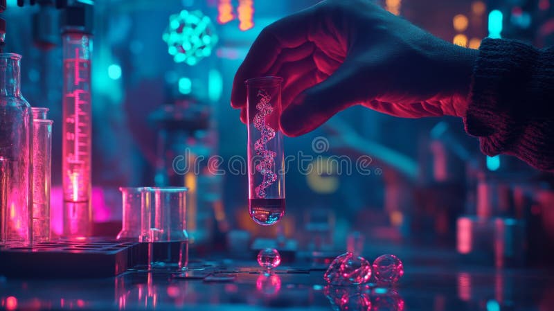 Scientists are Conducting Experiments and Research Using Molecule ...