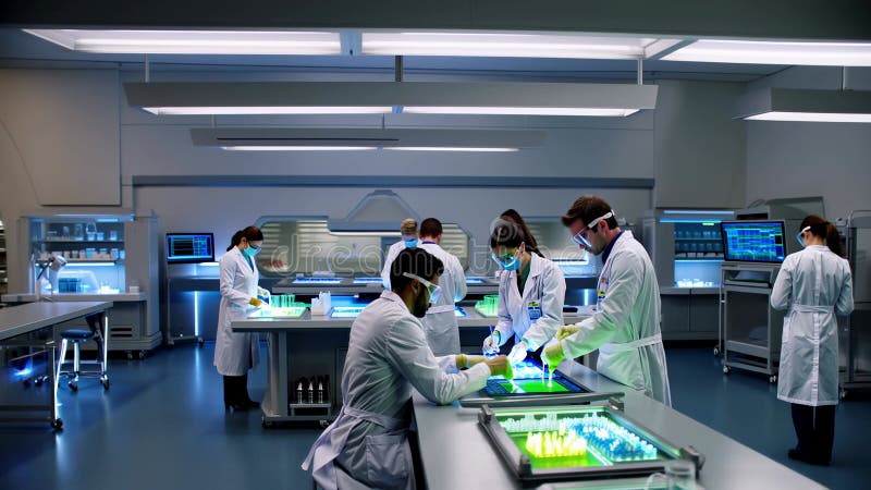 Scientists Develop Innovative Biotech for Future Medicine Stock Video ...