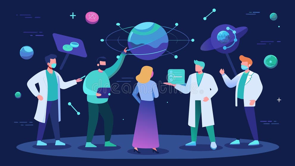 Scientists Exploration Stock Illustrations – 731 Scientists Exploration ...