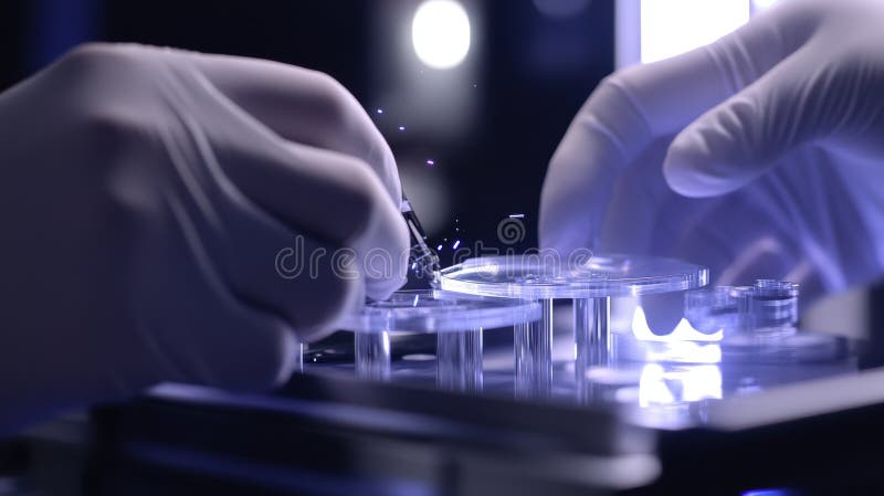 Scientists Handling Innovative Transparent Material Manufacturing ...