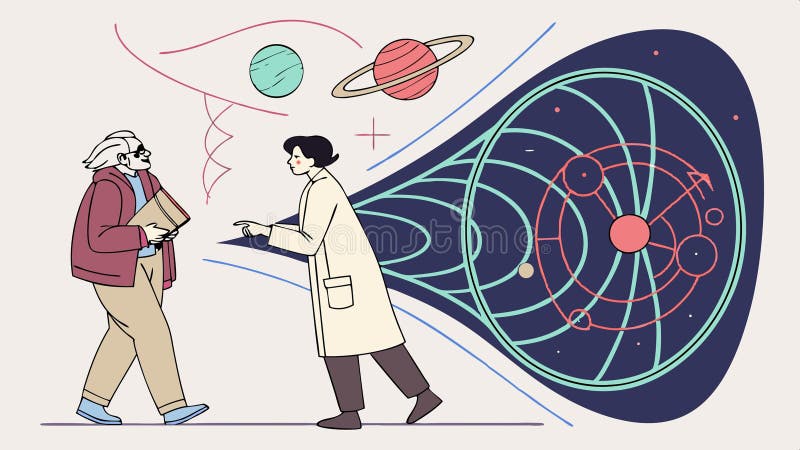 Scientists in Lab with Hologram, Scientific Research and Tech ...