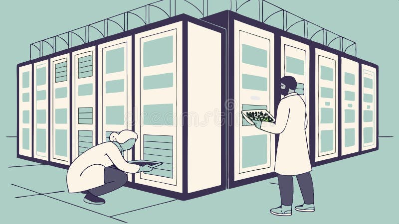 Scientists in Laboratory, Research and Scientific Discovery Vector ...