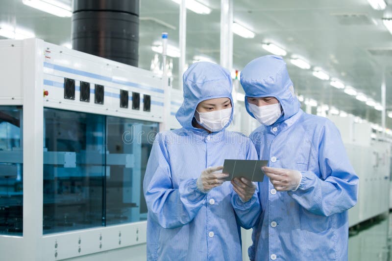 Scientists in the Laboratory Research Work Stock Image - Image of ...