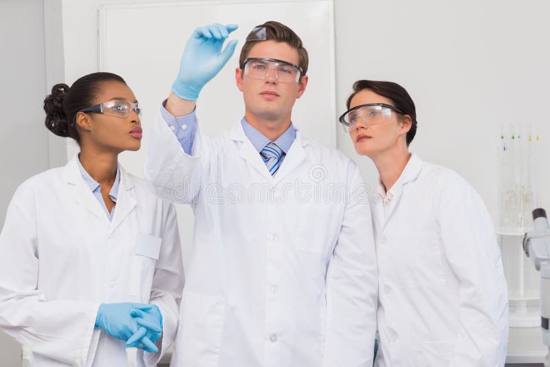 Scientists Experimentation in Research Laboratory Stock Image - Image ... Scientists Experimentation in Research Laboratory Stock Image - Image ...