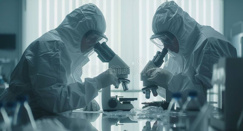 Close-up of Microscopes at Laboratory Stock Image - Image of ...