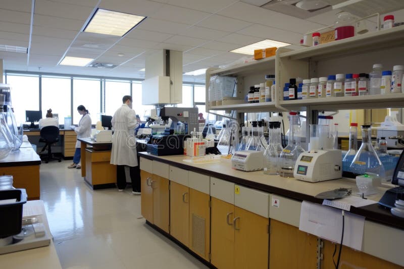 Scientists in a State of Focused Intensity, Surrounded by a Plethora of ...