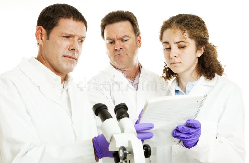 Team of Scientists Perplexed Stock Photo - Image of occupation ...