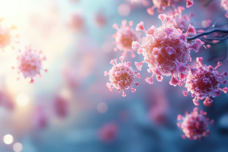 Detailed View of Viruses Highlighting Their Structure and ...