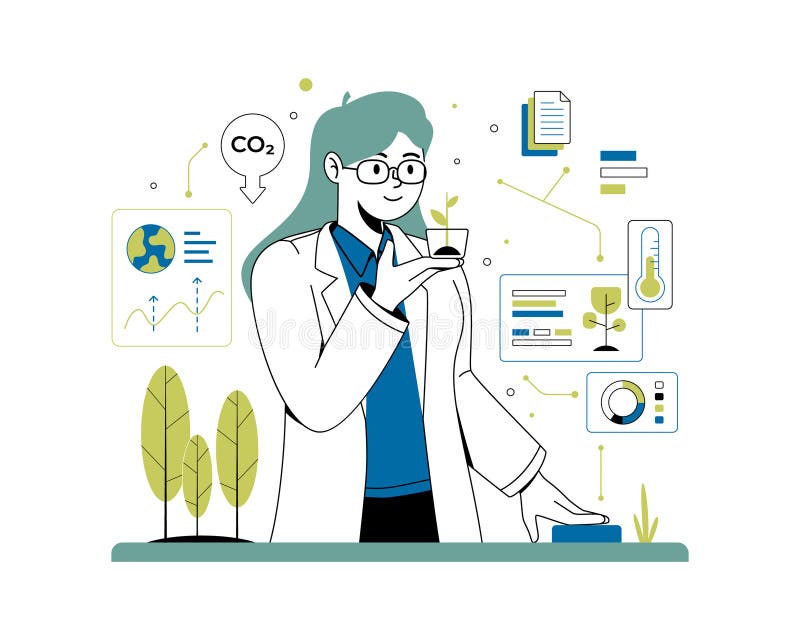 Scientists Take Care of Nature and Study the Ecological Environment ...