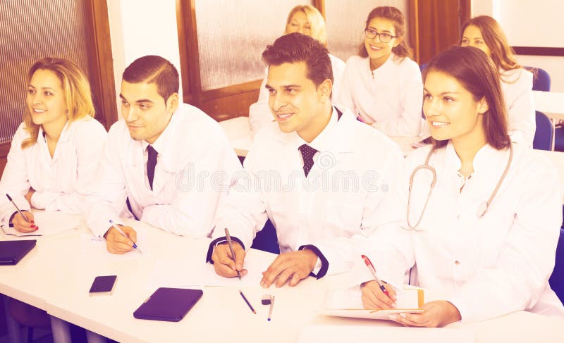 Scientists at Training Courses Stock Photo - Image of health, doctors ...