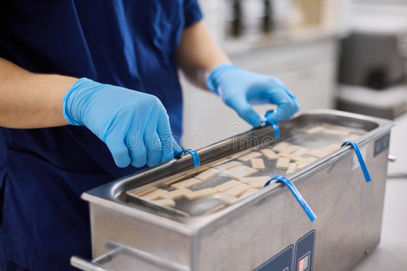 Scientists Work in the Laboratory. a Researcher Conducts Laboratory ...