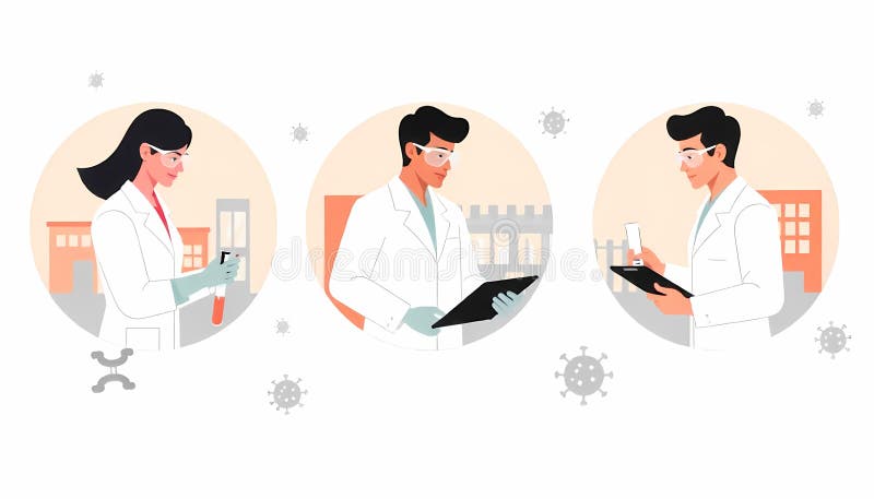 Scientists Working in a Lab, Conducting Research and Analysis with ...