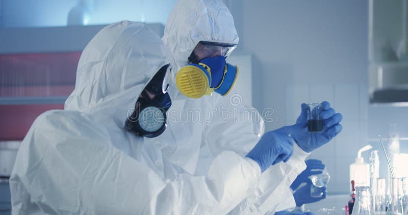 Scientists Working in Laboratory Stock Photo - Image of concentration ...