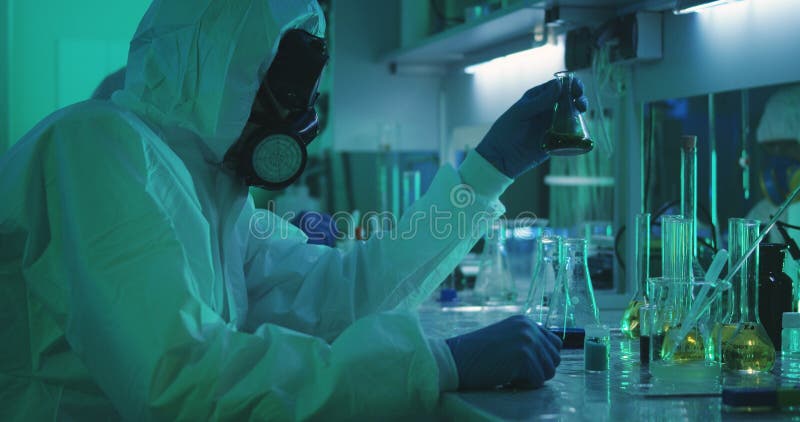 Scientists Working in Laboratory Stock Image - Image of examination ...