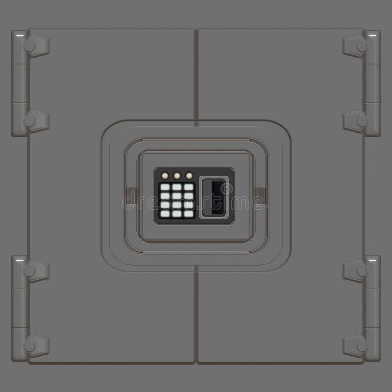 Sci Fi Door Texture Sci Fi Door With Keypad In The Middle Of Door,