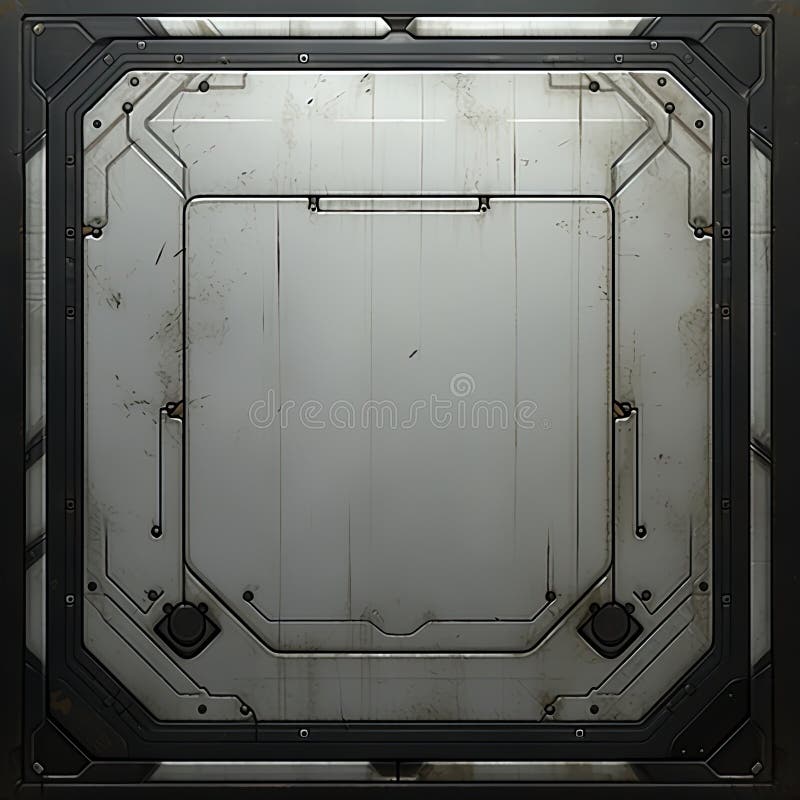 Scifi wall texture panel. stock illustration. Illustration of ...