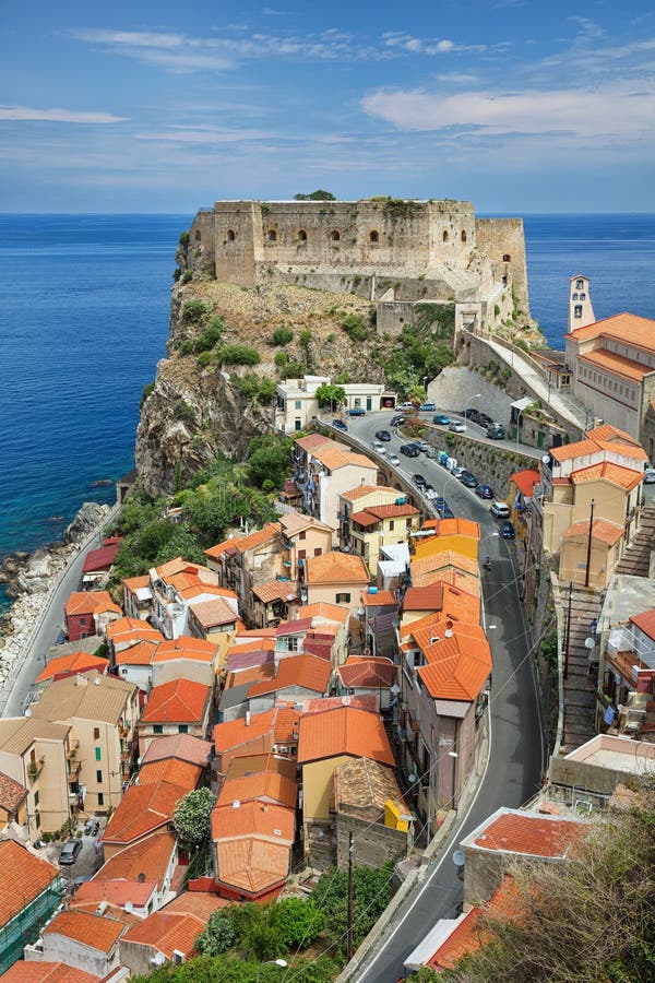 Scilla stock photo. Image of cliff, people, architecture - 35095184