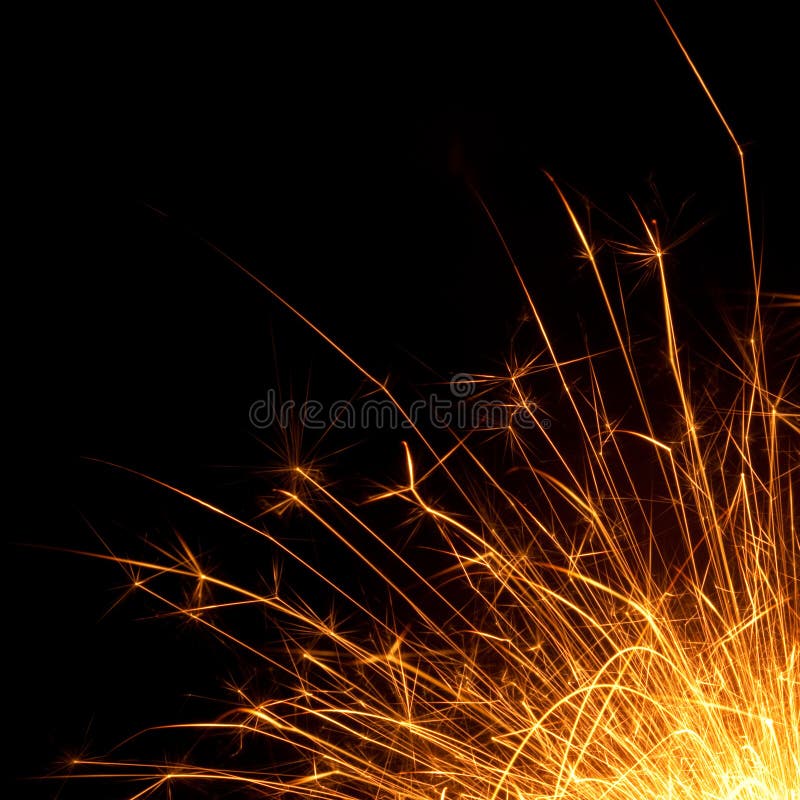 Scintille fotografia stock. Immagine di allegro, antecedenti - 19767104