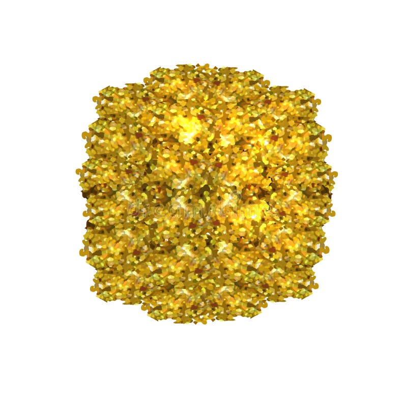 Scintillements D'or or Jaune Vecteur Illustration de Vecteur ...