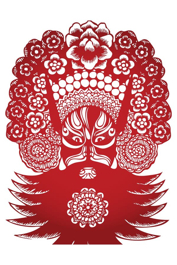 Beijing opera mask stock vector. Illustration of east - 9293915