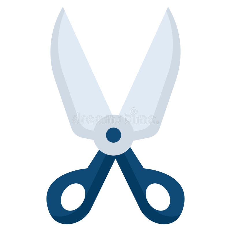Scissor Flat Icon , Photography and Digital Art Flat Vector Icon Stock ...