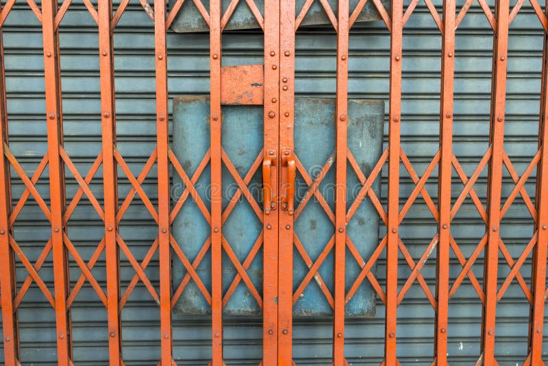 Scissor Gate stock image. Image of classic, roller, steel - 63648525