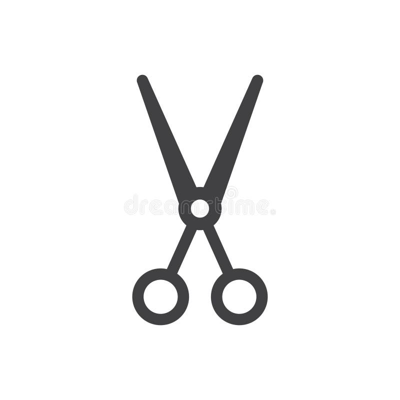 Scissor icon stock illustration. Illustration of salon - 377969270