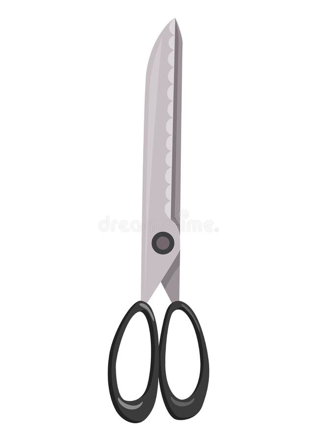 Scissor Icon. Hand Drawn Professional Sharp Equipment for Tailor ...